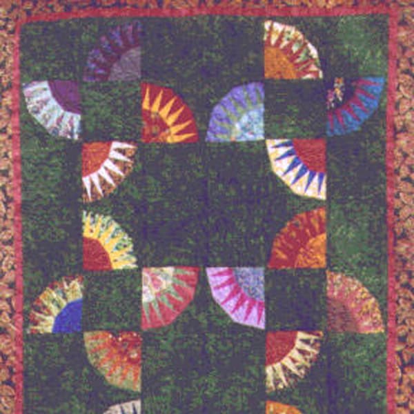 Patchwork Quilt Fan Pattern - Etsy