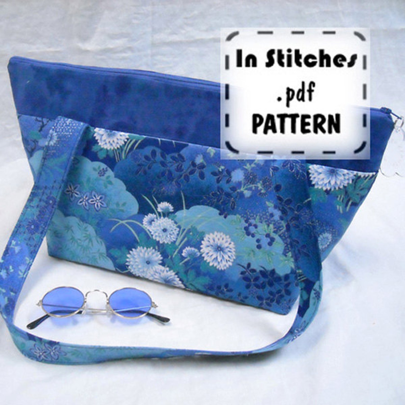 Zipper Shoulder PDF Purse Pattern-easy Zippy Tote Tutorial-diy - Etsy