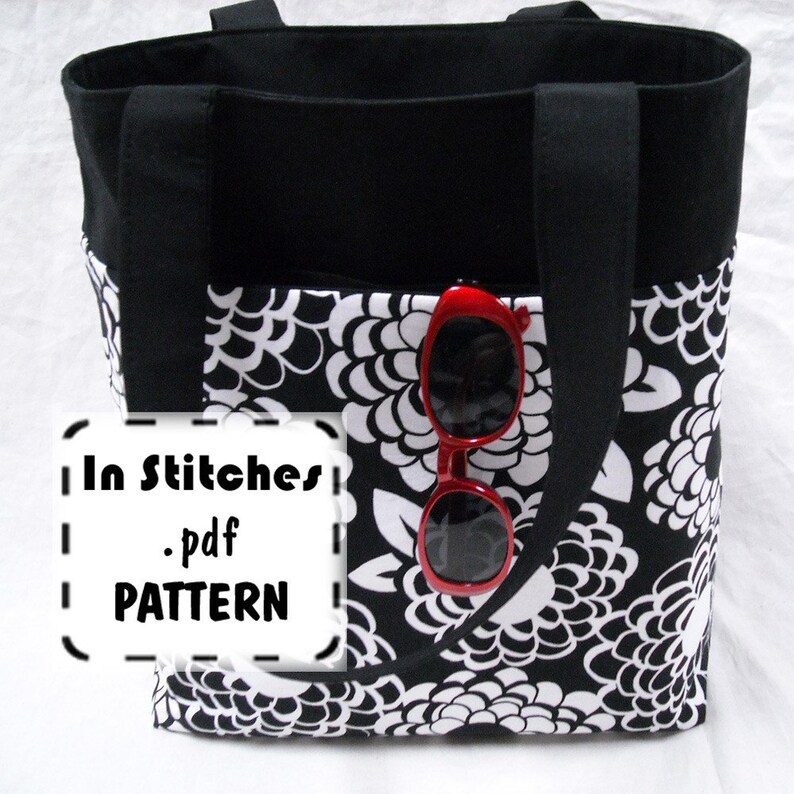 Reversible Bookbag Tote PDF Pattern Tutorial EASY Instructions - Etsy