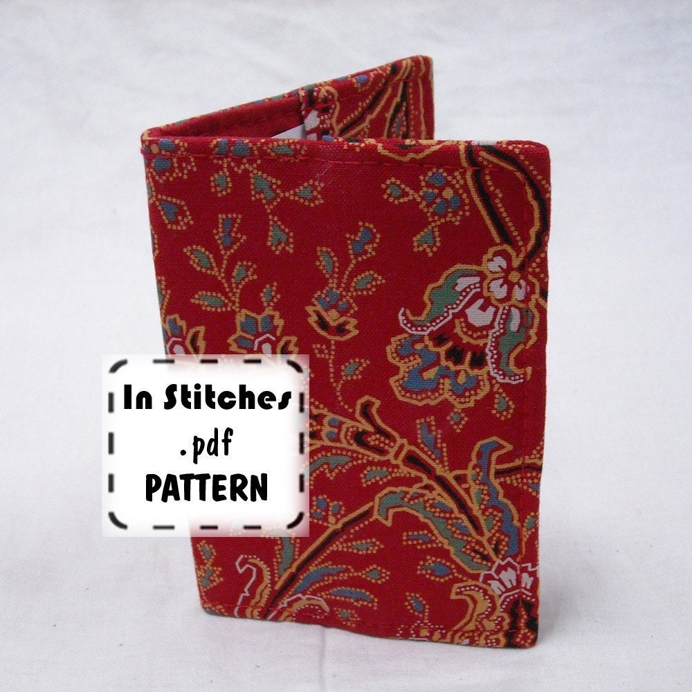 Snap Card Case PDF Pattern-tutorial-easy Instructions - Etsy