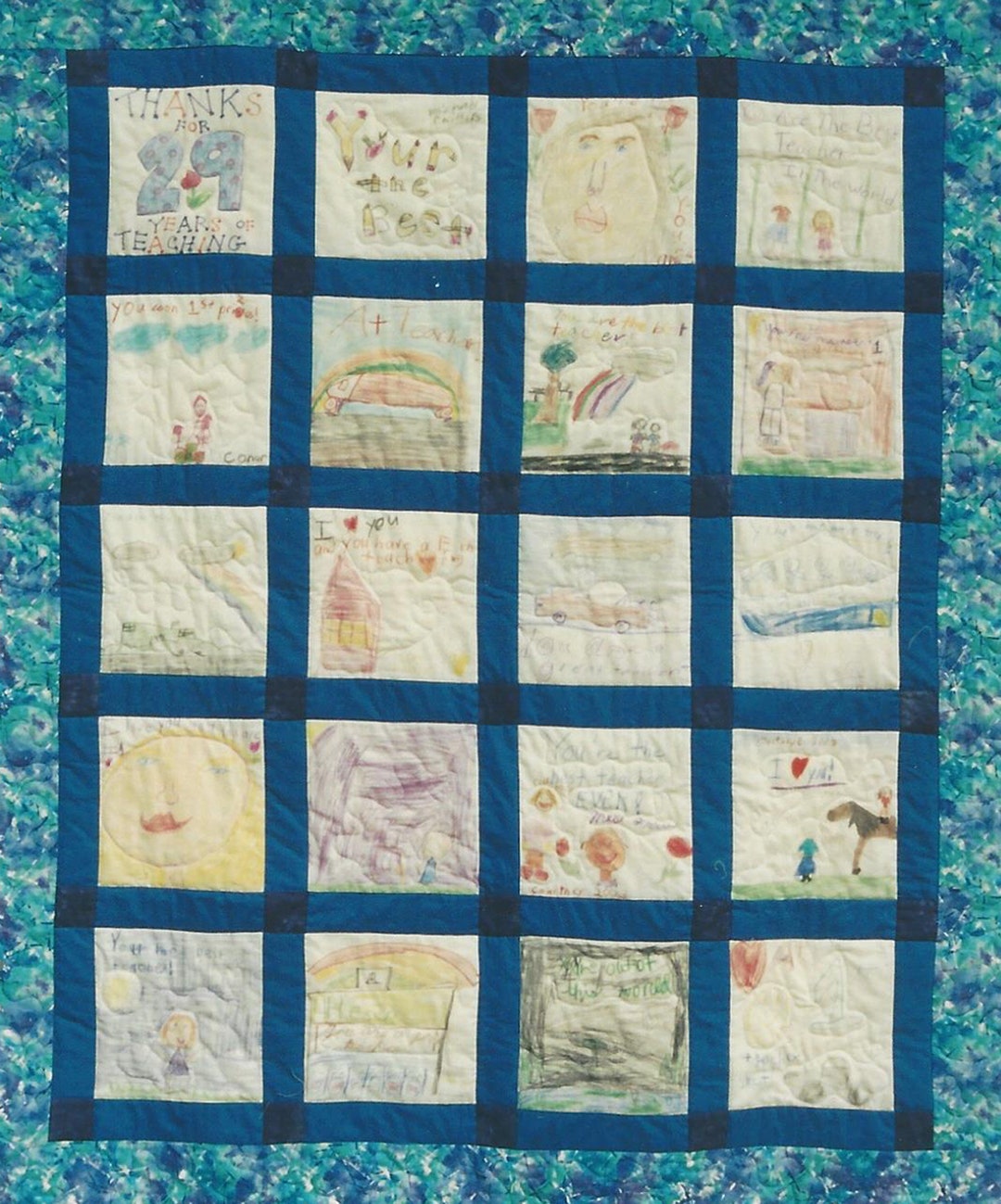 Class Quilt PDF Pattern: Beginner Easy Crayon Quilt - Etsy