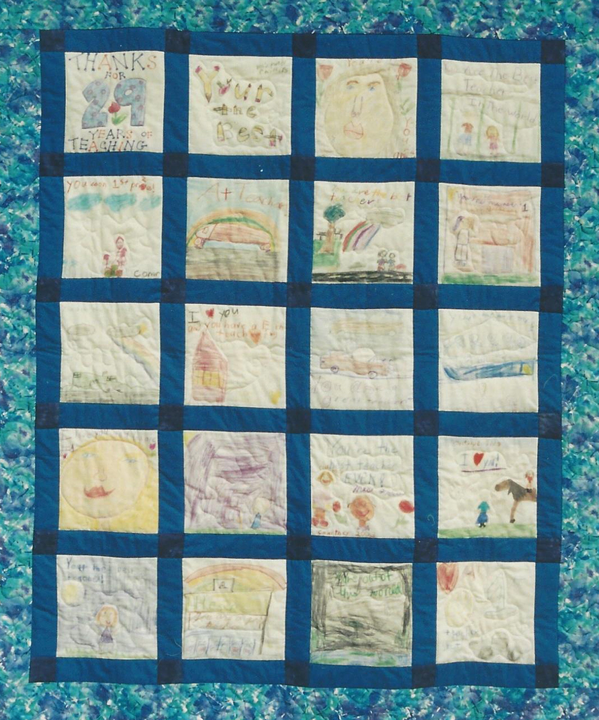 Class Quilt PDF Pattern: Beginner Easy Crayon Quilt - Etsy