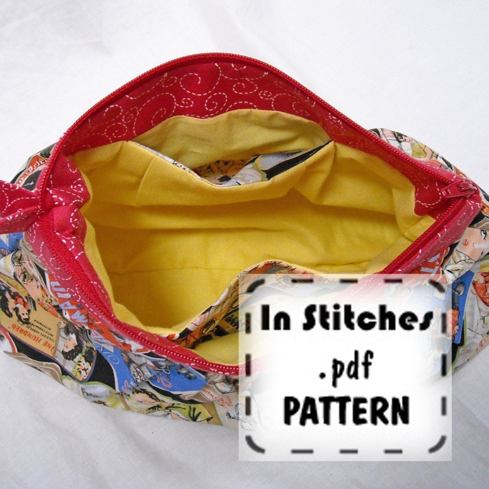 Zipper Wristlet PDF Purse Pattern Pleated Gathered Clutch EASY ...