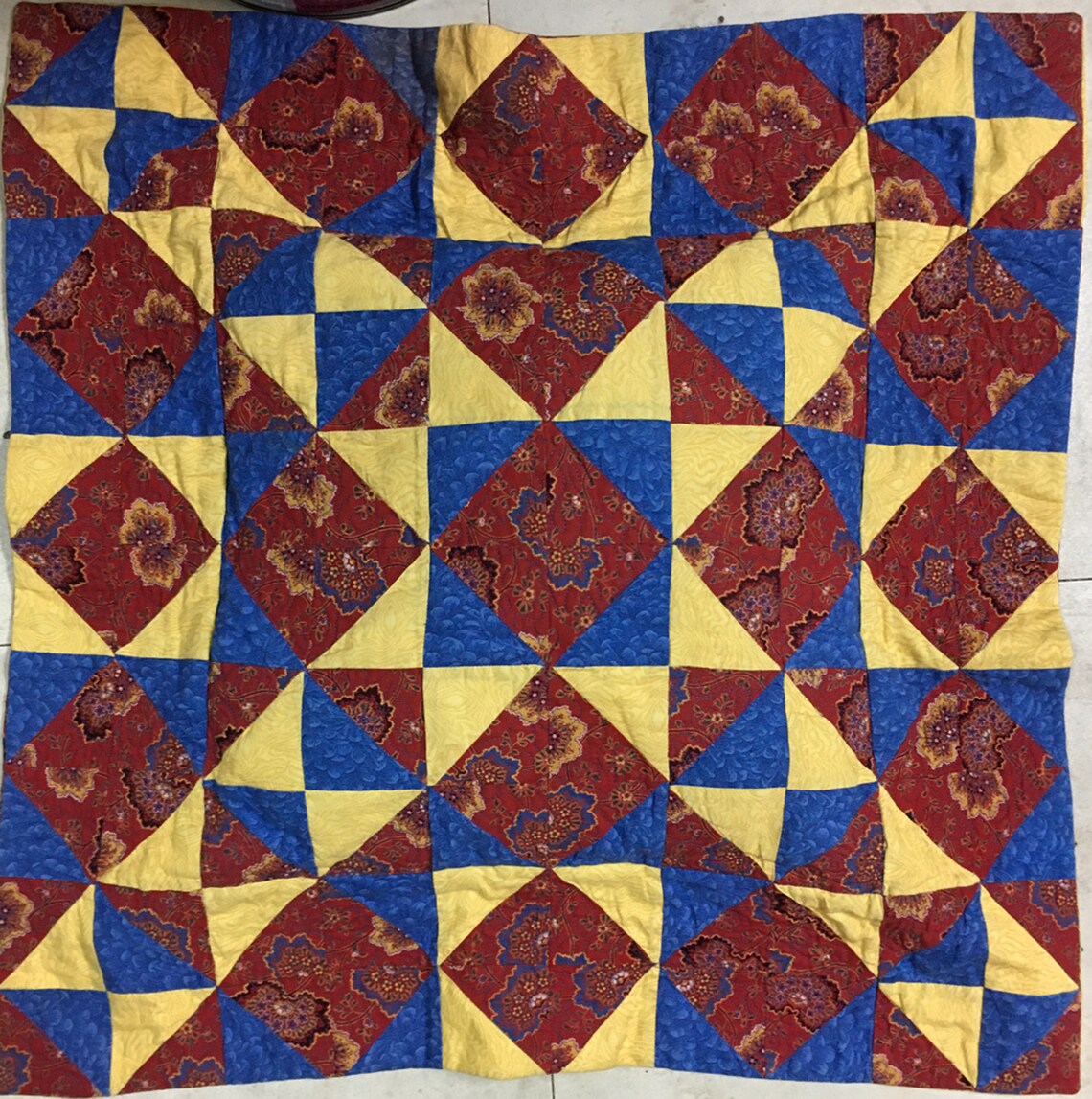 Tijuana Terrace Quilt PDF Pattern Easy Corner Technique - Etsy