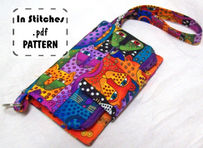 Small Wallet Wristlet PDF Pattern DIY Clutch Instructions - Etsy