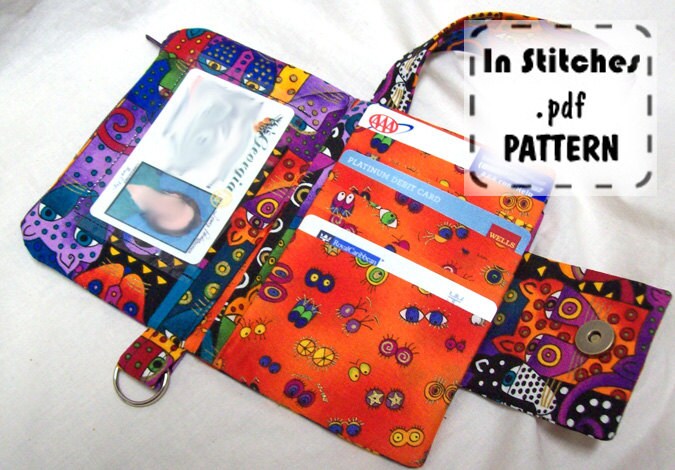 Small Wallet Wristlet PDF Pattern DIY Clutch Instructions - Etsy