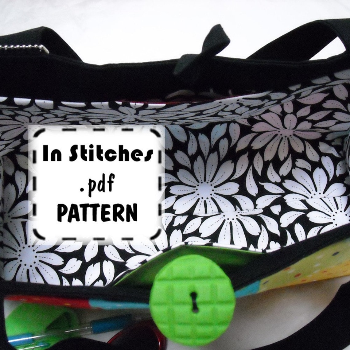 Charmer Tote PDF Purse Pattern Reversible Shoulder Bag EASY ...