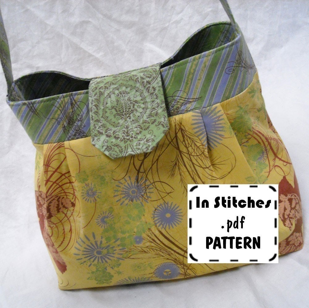 Jamie PDF Purse Pattern-hobo Shoulder Bag-easy Sewing Instructions ...