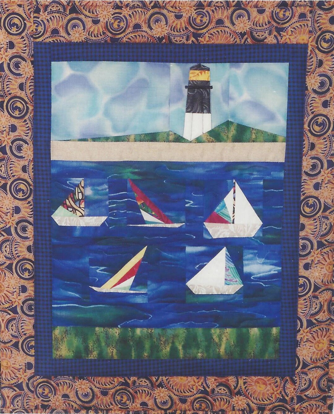 Savannah Regatta Wall Quilt PDF Pattern Paper Foundation Piecing - Etsy