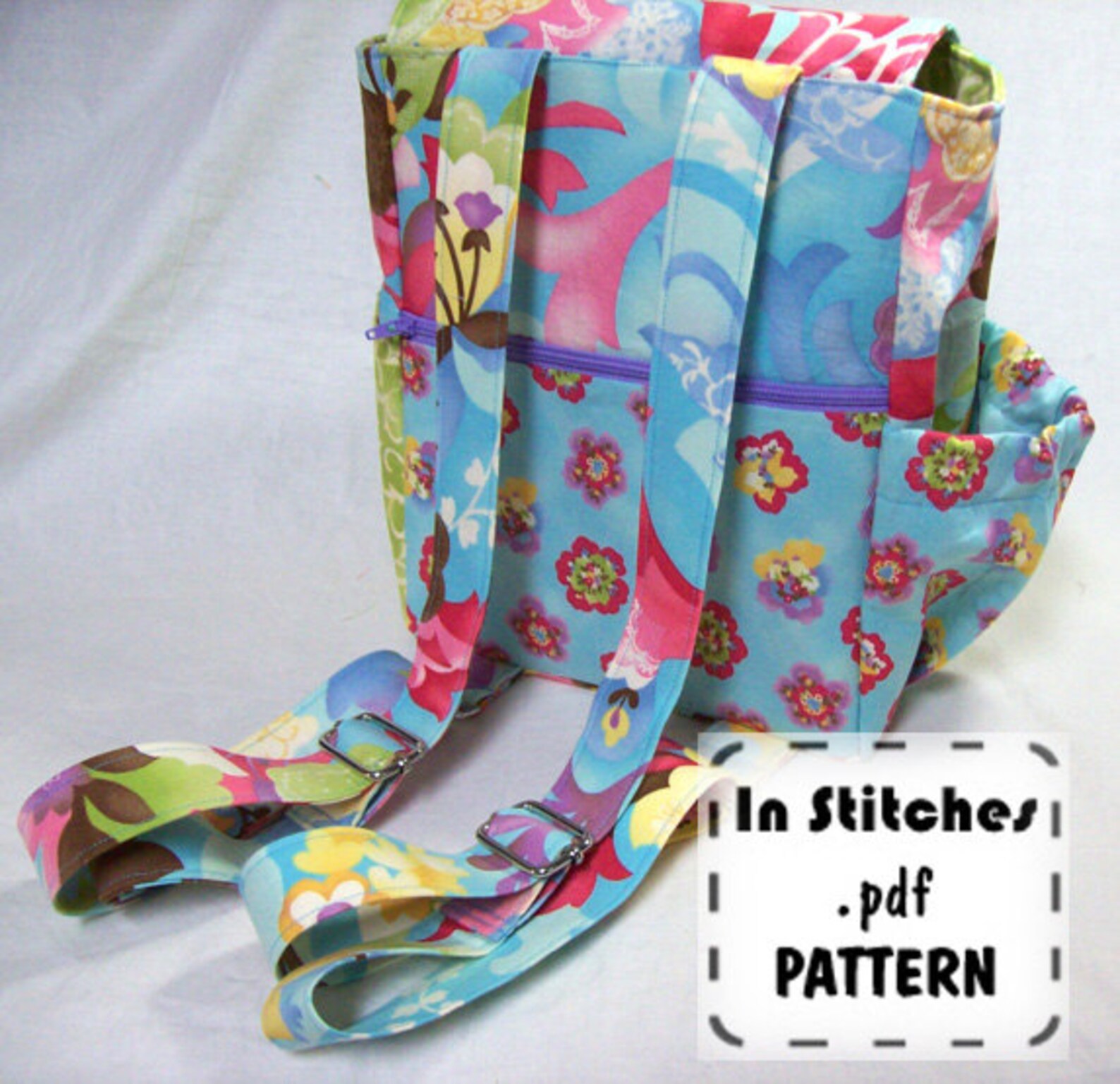 Small Backpack PDF Purse Pattern EASY Carryall Kelly Tutorial - Etsy