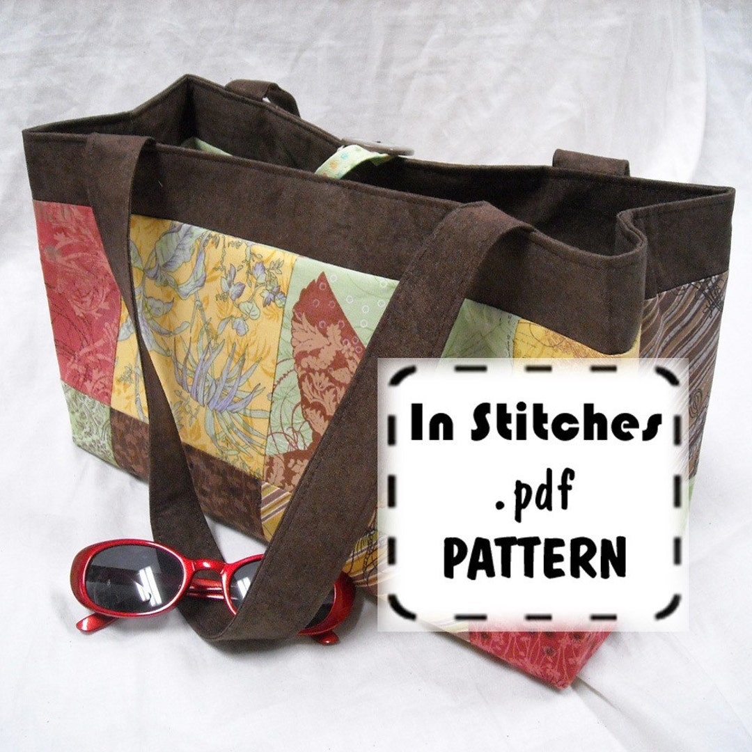 Charmer Tote PDF Purse Pattern Reversible Shoulder Bag EASY ...