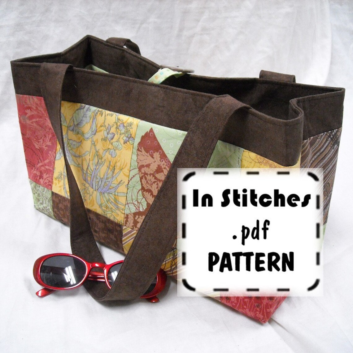 Charmer Tote PDF Purse Pattern Reversible Shoulder Bag EASY ...
