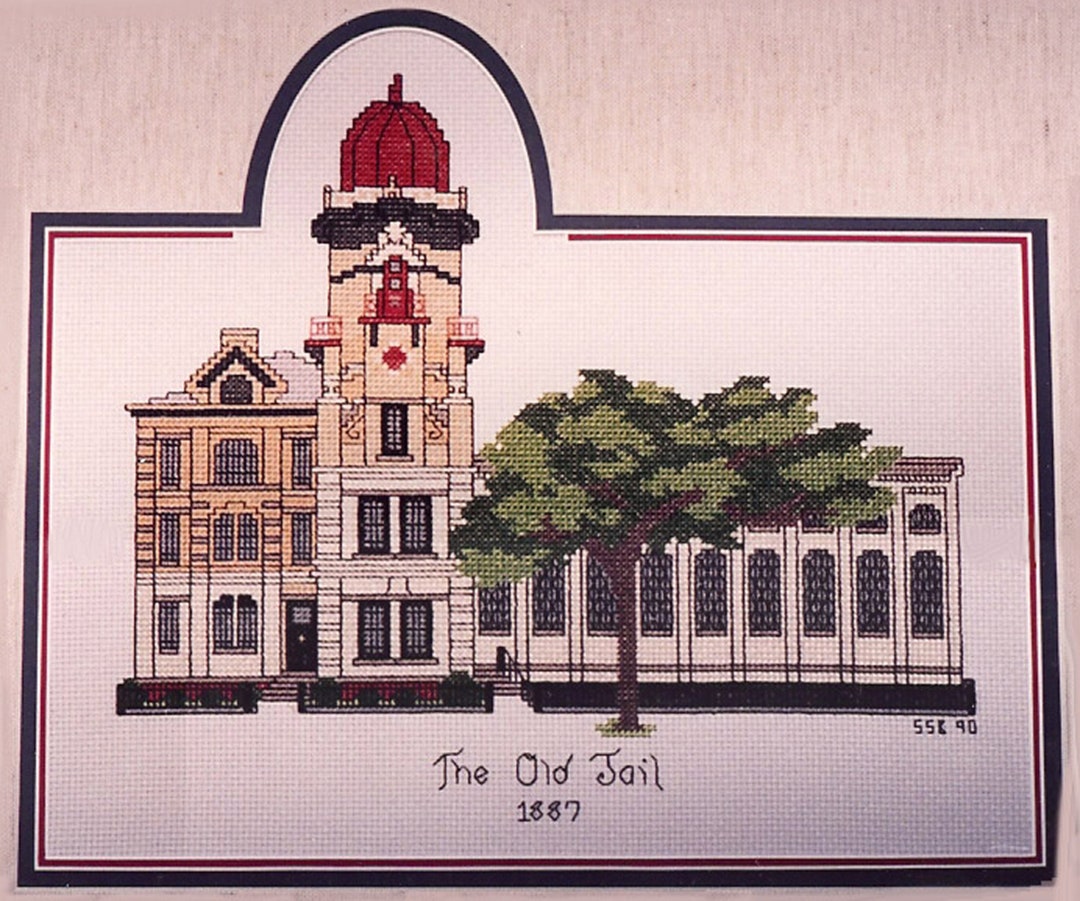 Old Jail Cross Stitch PDF Pattern - Etsy