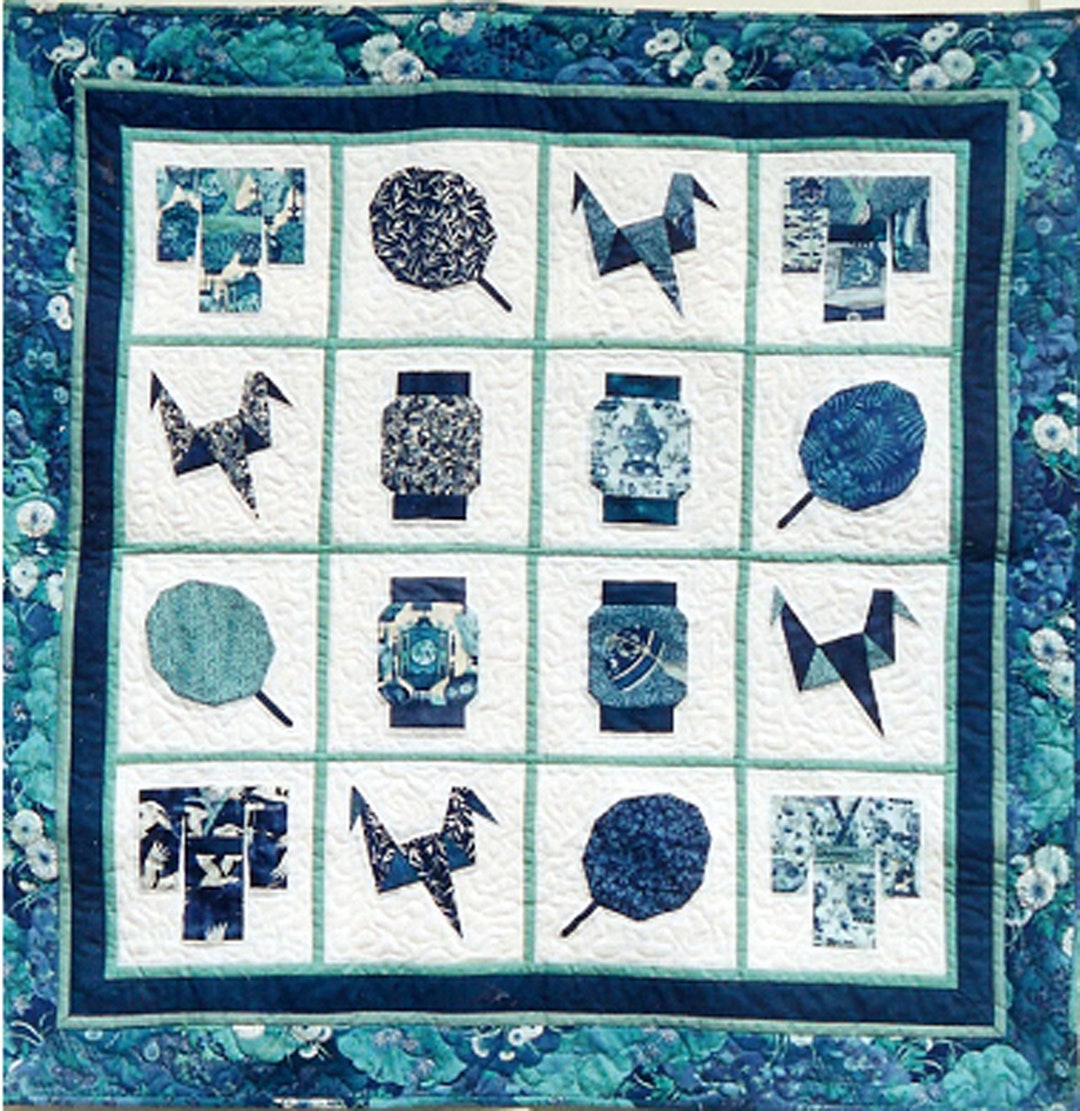 Japanese Dreams Quilt PDF Pattern Paper Foundation Piecing - Etsy