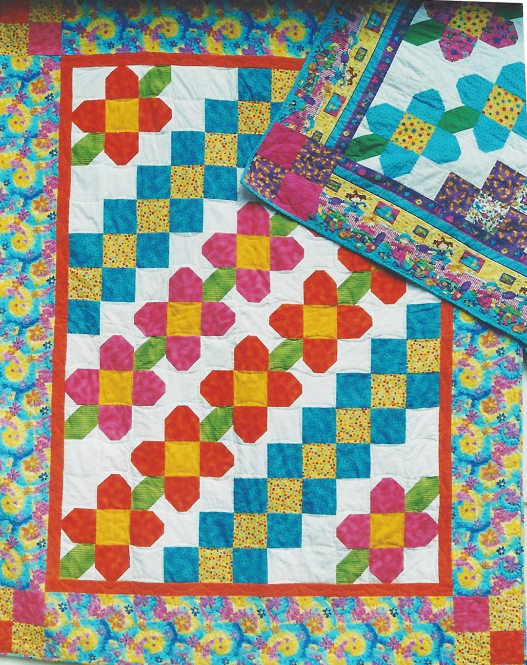 Flower Power Easy Quilt PDF Pattern - Etsy