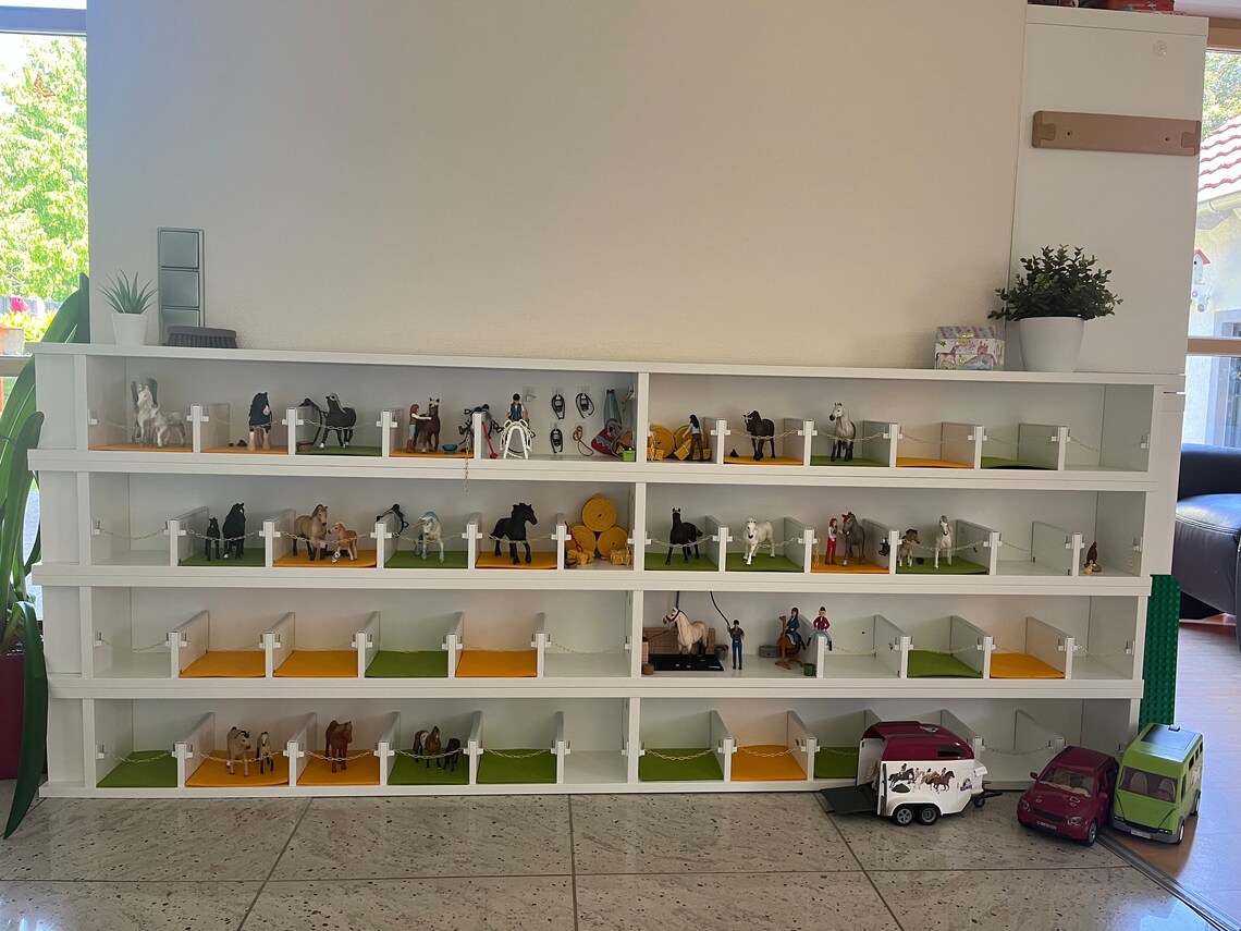 Instructions for a Shelf for Schleich Horses and Animals, Stable Shelf ...