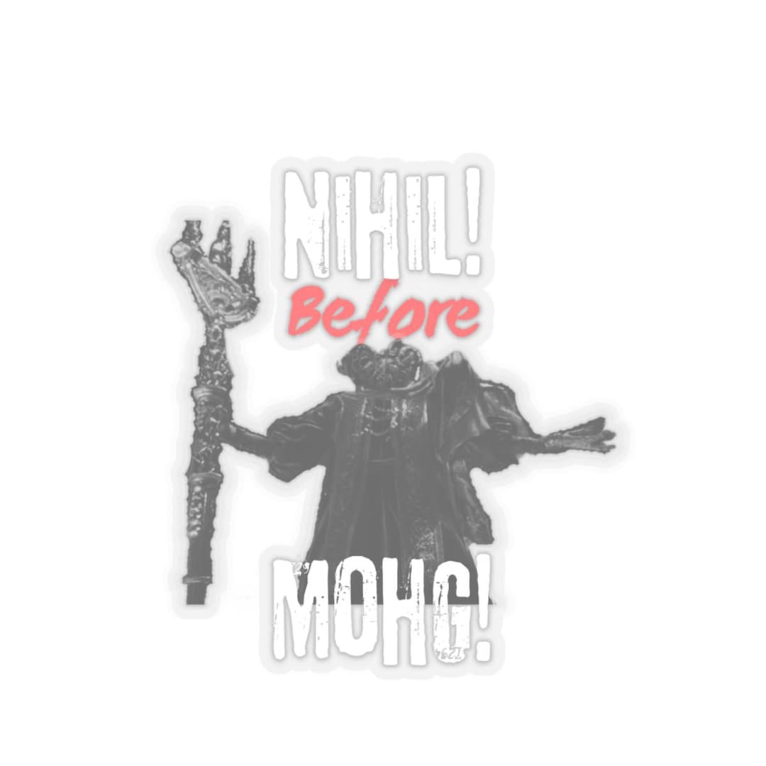 Nihil Before Mohg! Epic Mohg Kiss-cut Sticker - Elden Ring's Omen of ...