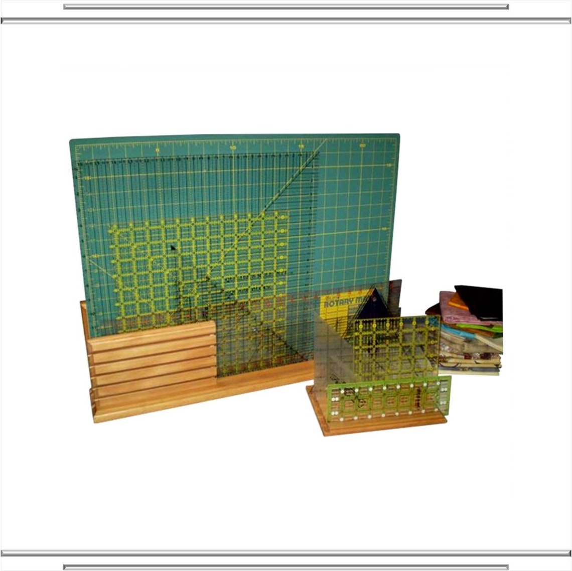 Rule-it-all Traveler Deluxe Wall-mount Quilting Ruler Rack. A Solid ...