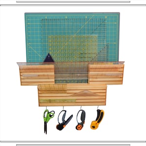 Rule-it-all Traveler Deluxe Wall-mount Quilting Ruler Rack. A Solid ...