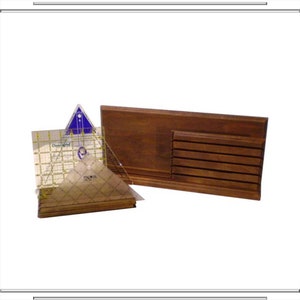 Rule-it-all Traveler Deluxe Wall-mount Quilting Ruler Rack. A Solid ...