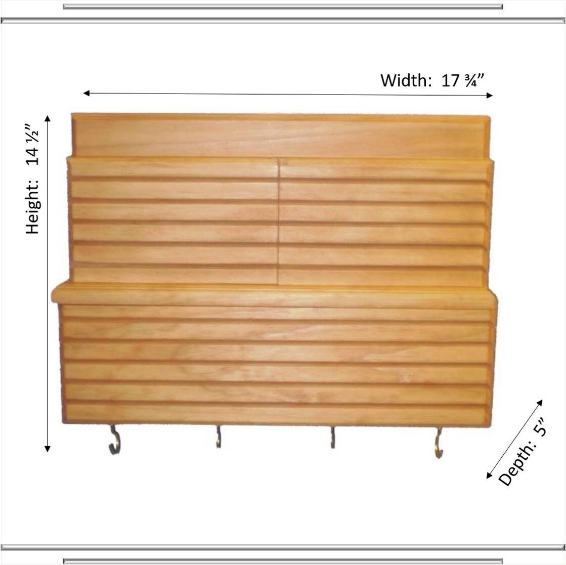 Rule-it-all Traveler Deluxe Wall-mount Quilting Ruler Rack. A Solid ...