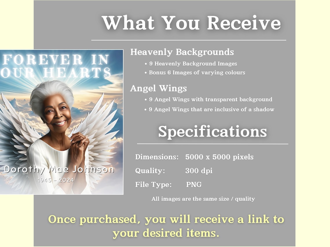 Custom PNG Angel Wings Memorial Sympathy Gift Angel Wings Life ...