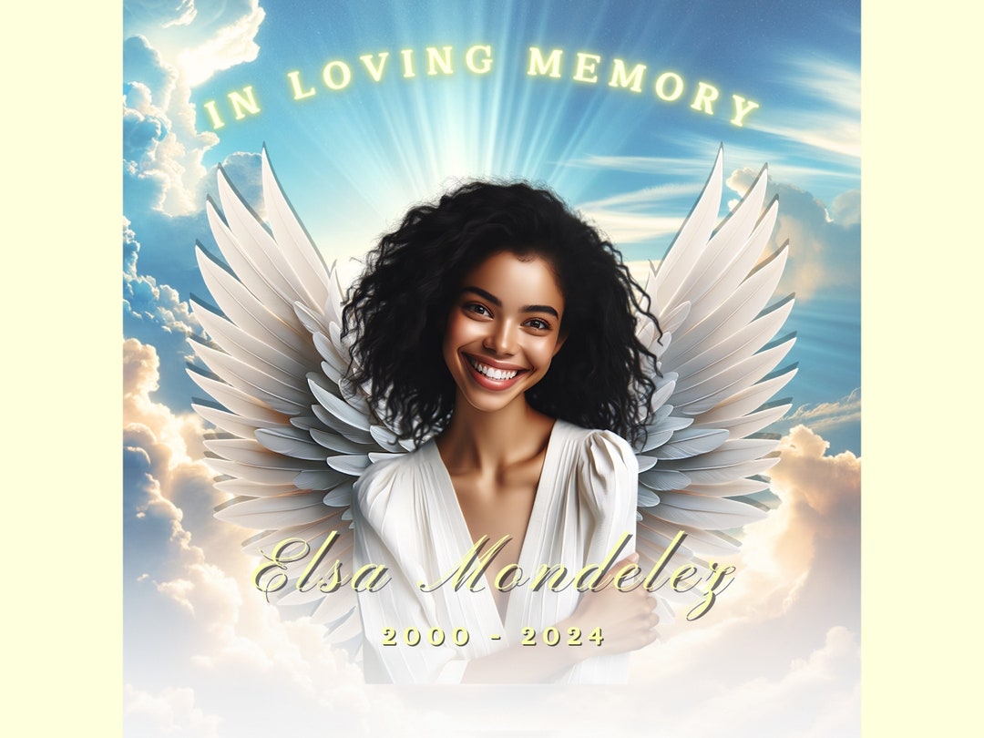 Custom PNG Angel Wings Memorial Sympathy Gift Angel Wings Life ...