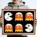 Halloween Skeleton Pac Man Candy Corn Ghosts, Digital Download ...