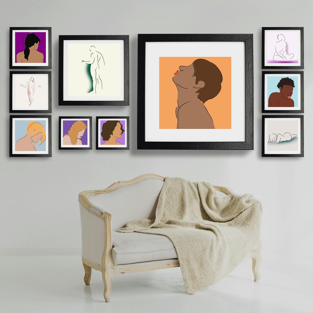 Exclusive Art Bundle: 4 Line Art Figures & 6 Pop Art Portraits , 50% ...