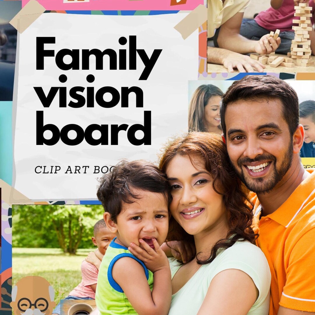 Family Vision Board, Kids Vision Board Printable, Vision Board ...