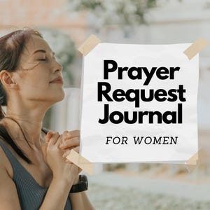 Prayer Journal Printable Template With 52 Week Scripture & Reflections ...