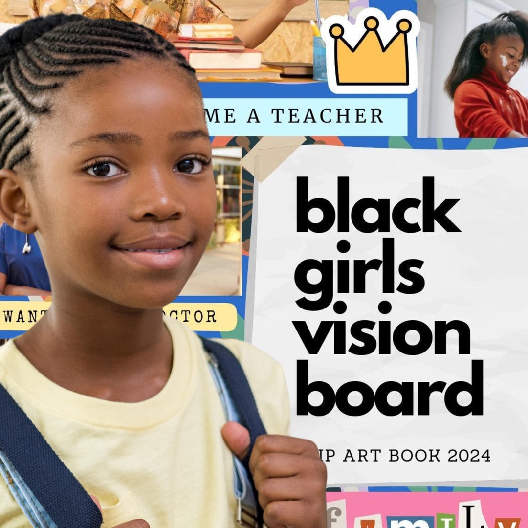 Vision Board Printables for Black Girls, Inspiring Collection of 300 ...