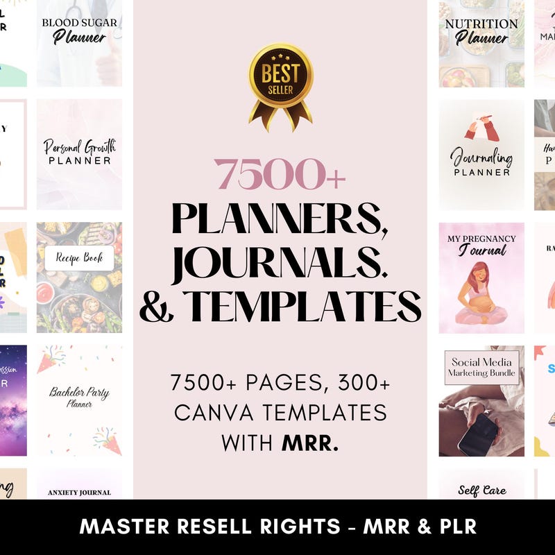 Planner Canva Template - Etsy