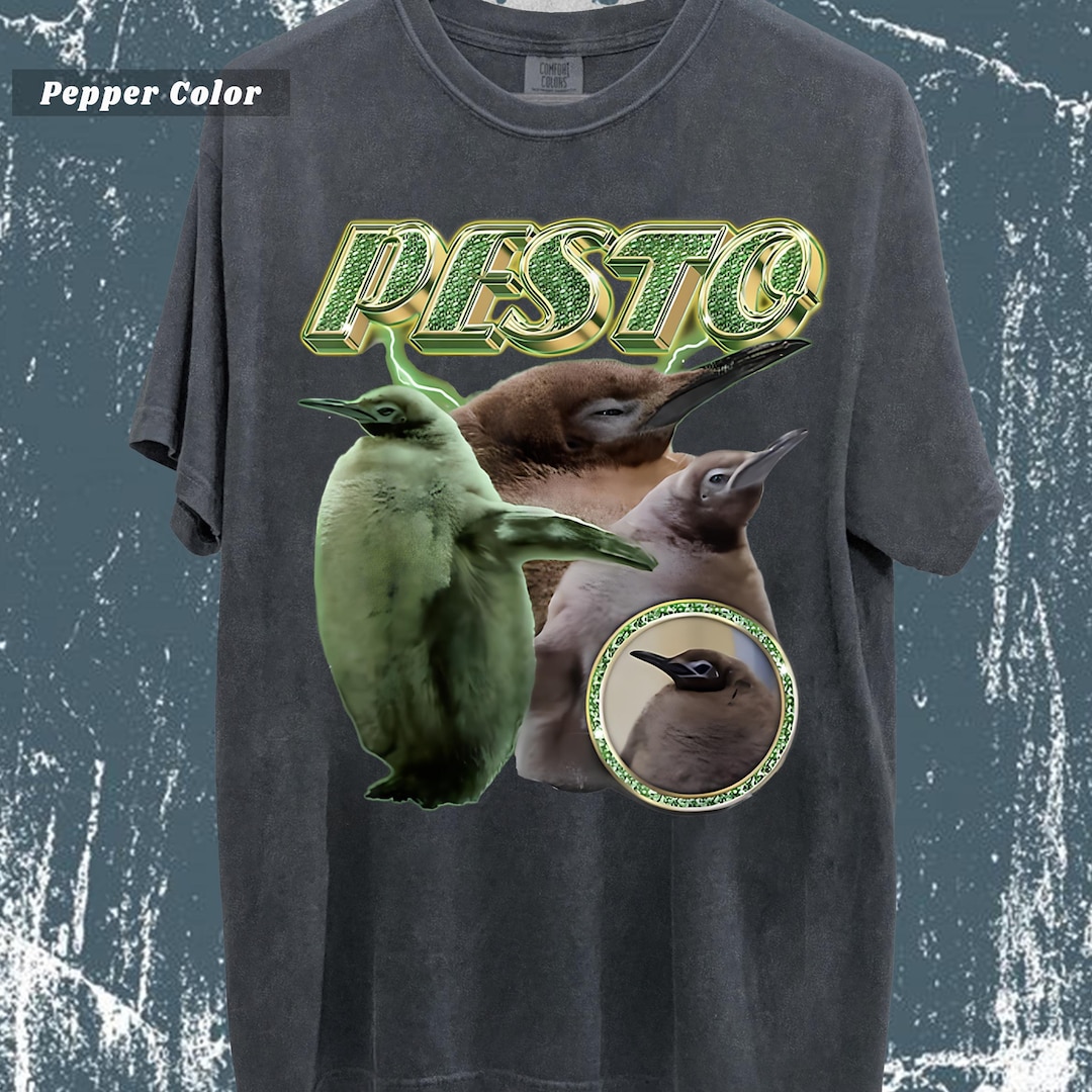 Pesto the Penguin Famous Bird Funny Meme Shirt, Unisex Pesto Shirt - Etsy