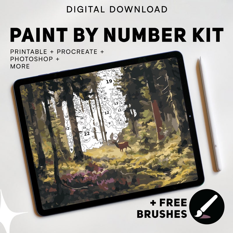 Paint by Number - Etsy