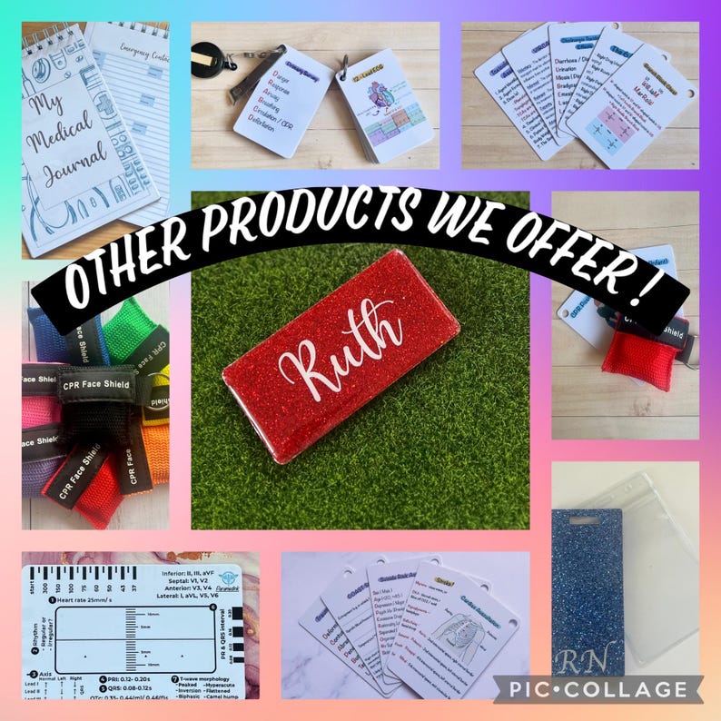 ECG Reference Cards - Etsy