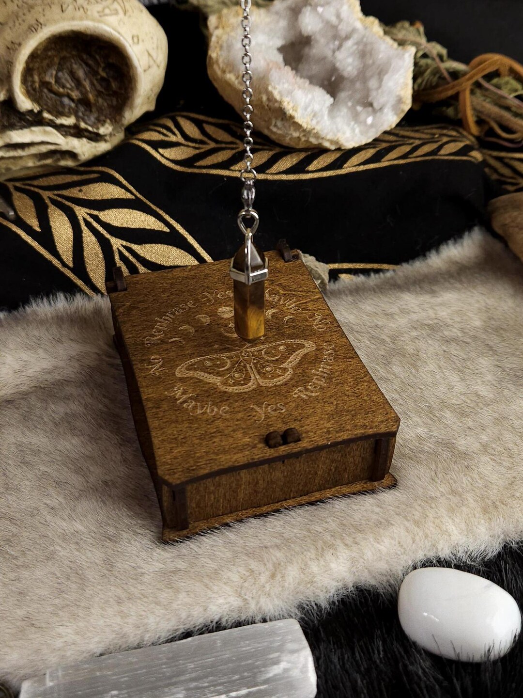 Pendulum Board Oracle Card Holder and Box, Oracle Card of the Day ...