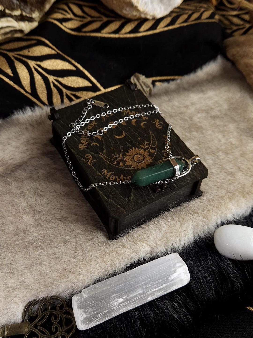 Pendulum Board Tarot Card Holder and Box, Oracle Card of the Day ...