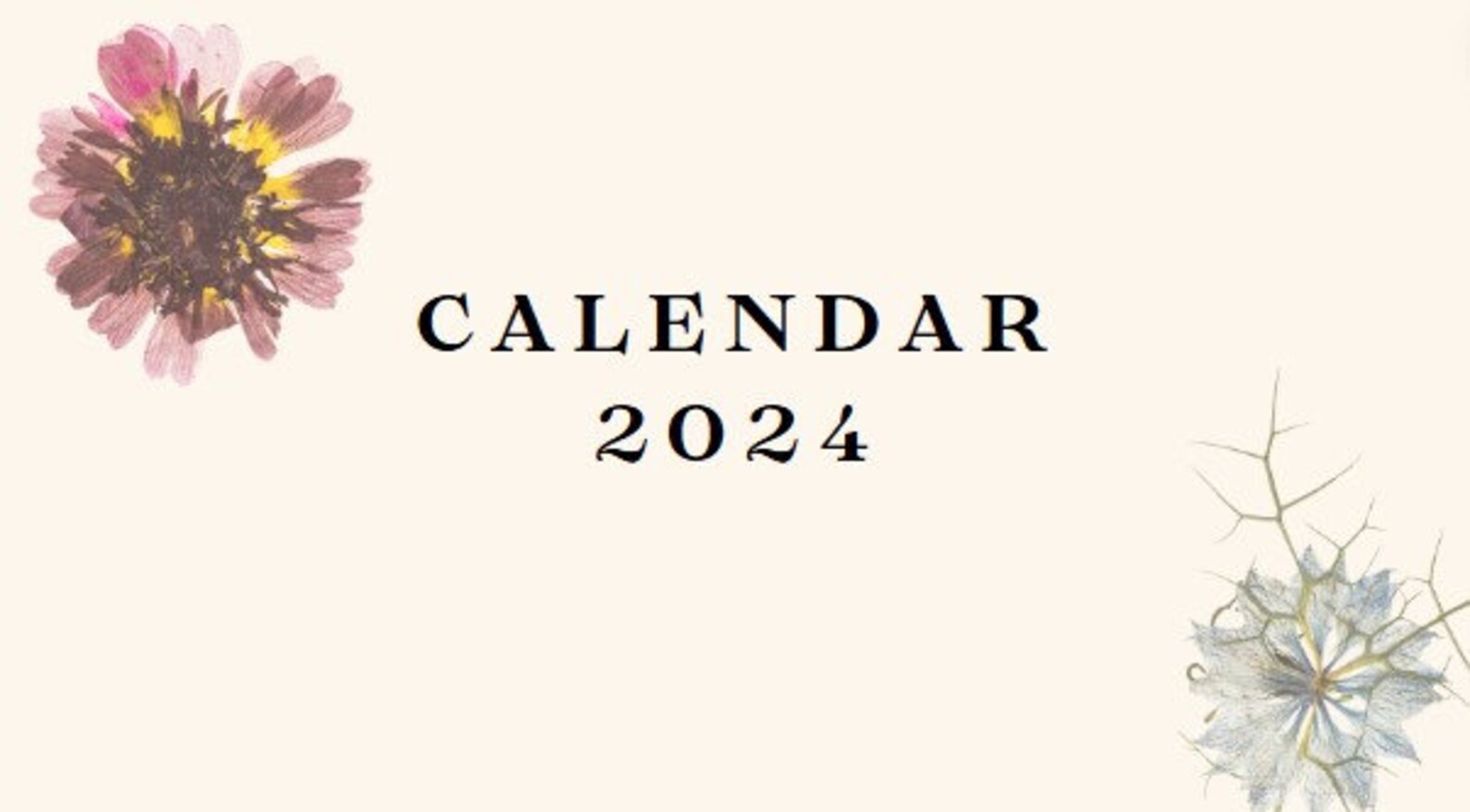 2024 Digital Calendar - Etsy