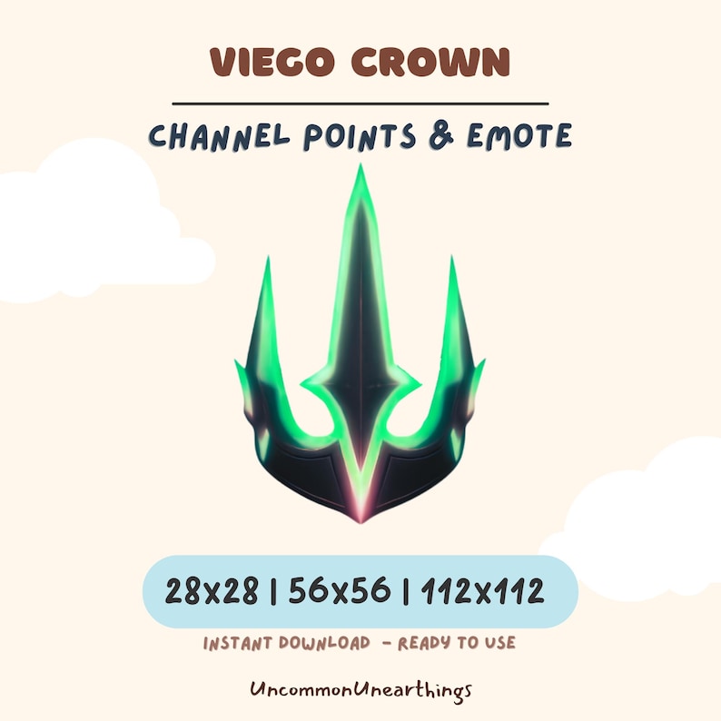 Viego Crown Emote & Channel Points | League of Legends Inspired ...