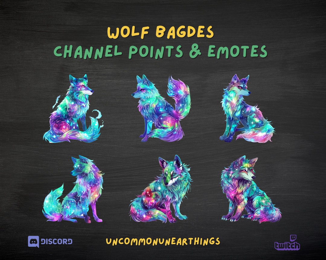 Fierce Wolf Emblems for Twitch, Discord, and Gaming Channels - Etsy