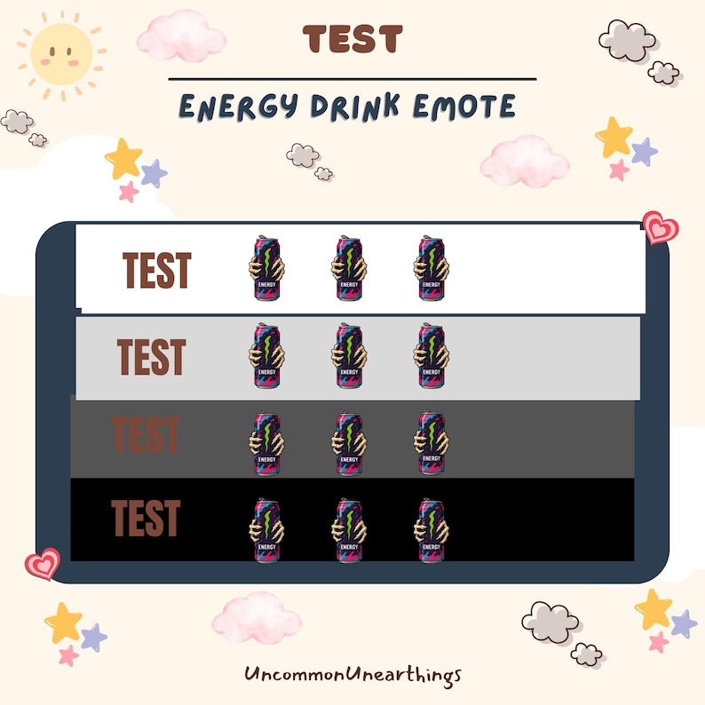 Dynamic Energy Drink Emote for Twitch, Discord, Kick & Youtube - Gamer ...