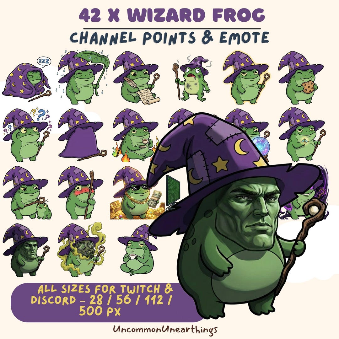 Shadow Wizard Money Gang Meme (42 Emotes) | Funny Frog Twitch Discord ...