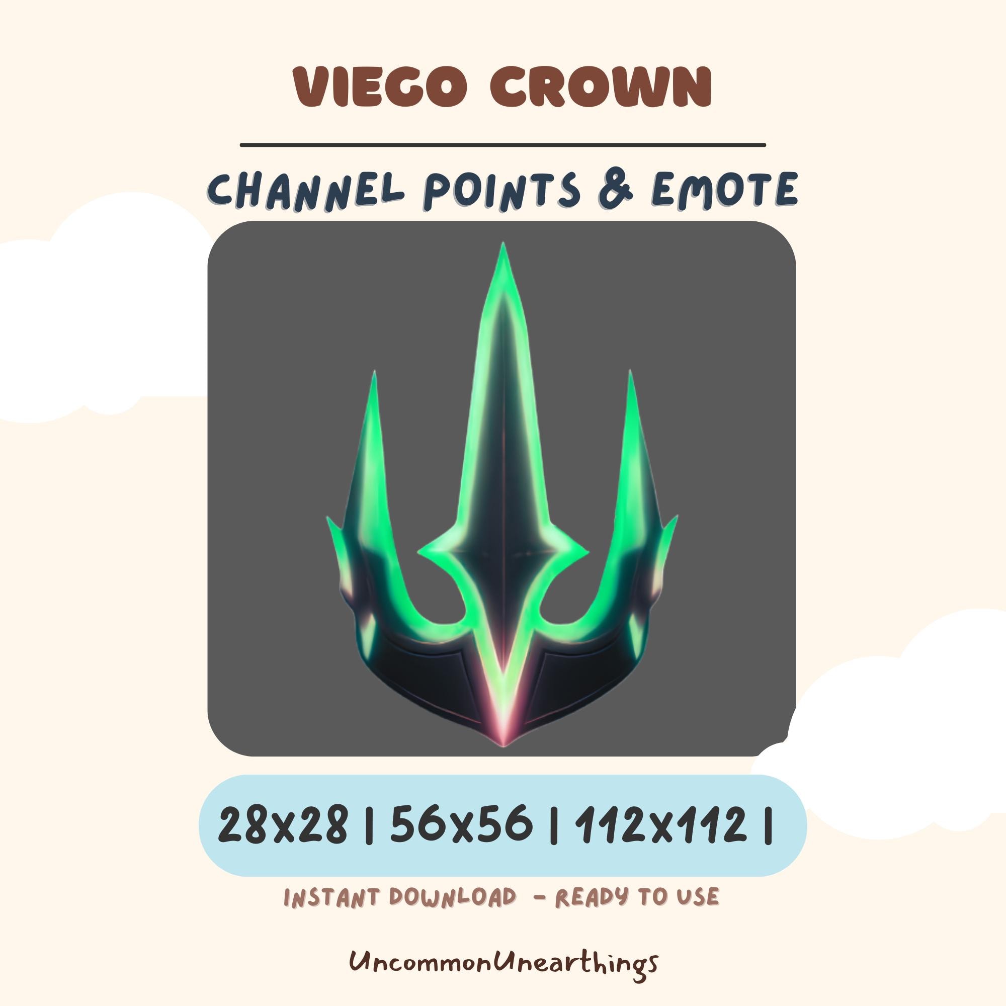 Viego Crown Emote | League of Legends Twitch | Discord Emote | Dark ...
