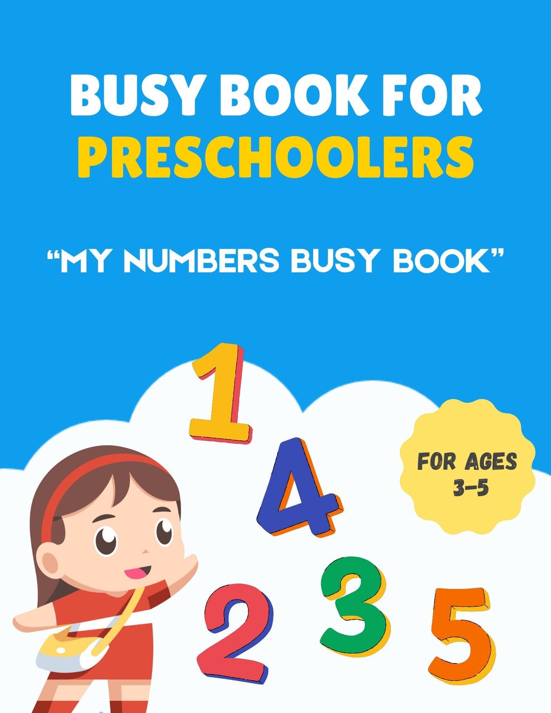 Preschool Counting Number Busy Book - Etsy