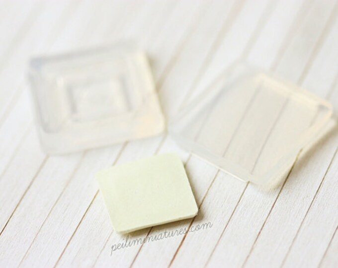 Miniature Clay Mold Push Mold for Square Plate - Etsy
