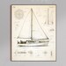 Sail Boat Poster Sail Boat Wall Art, Sail Boat Art, Sail Boat Patent ...