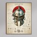 Sparta Poster- Spartan Wall Art, Spartan Helmet Art, Sparta Wallpaper ...