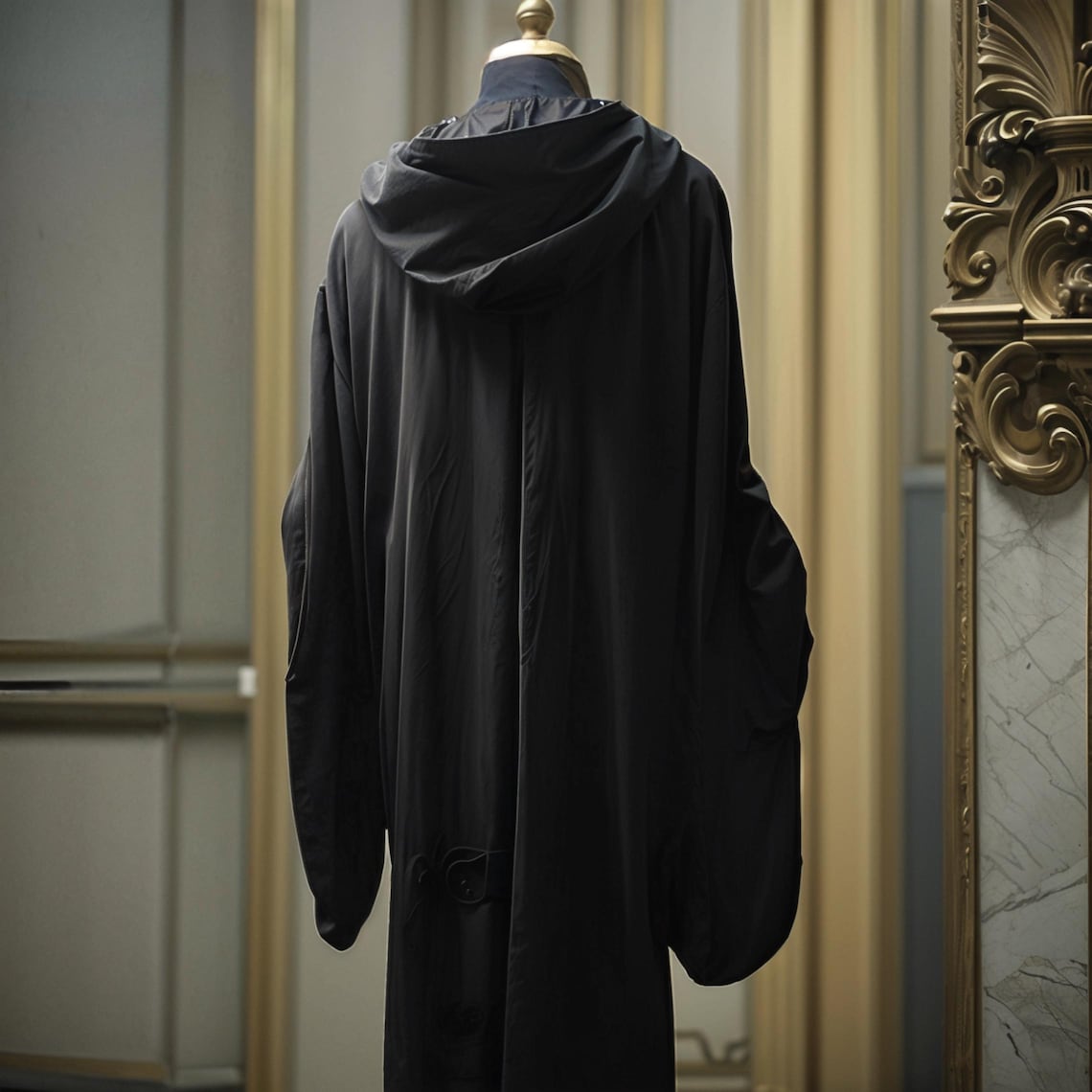 Emperor Palpatine Black Sith Robe, Darth Sidious Hooded Robe, Halloween ...