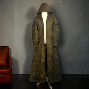 Waxed Fallen Trench Coat, Jedi Inspired Duster Trench Coat - Etsy
